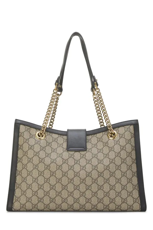 Gucci Original Gg Supreme Bee Padlock Shoulder Bag