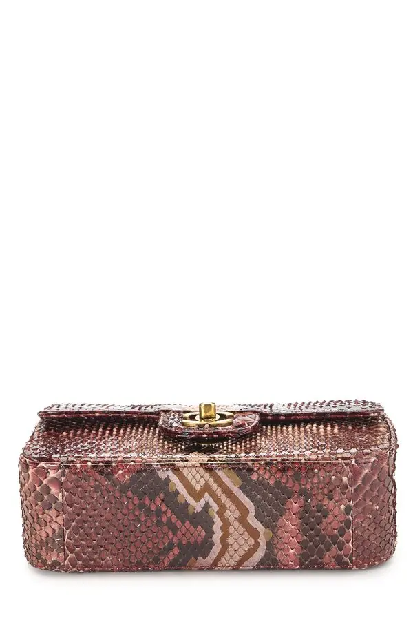 Chanel Python Rectangular Flap Mini