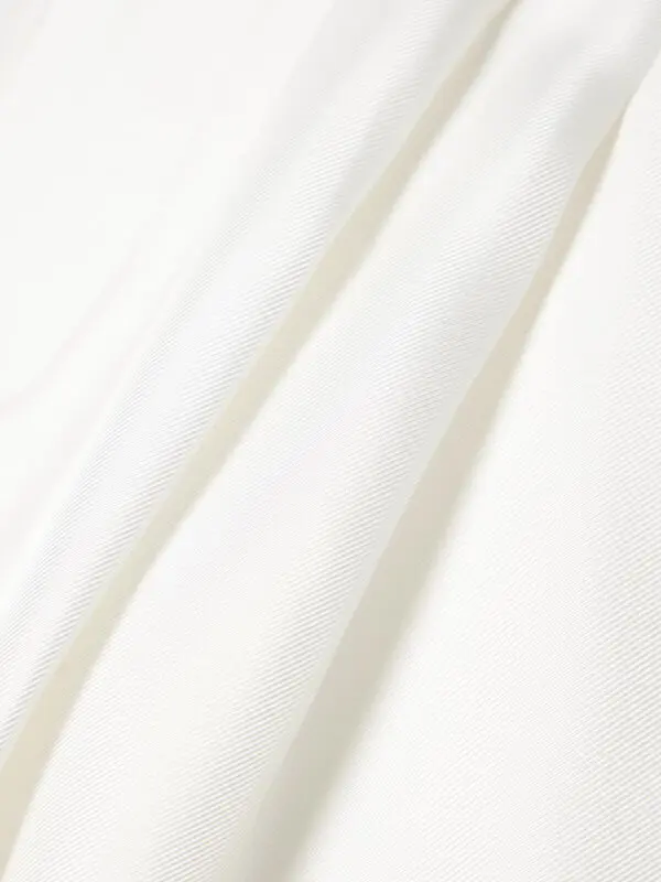 LISA YANG Pleated Silk-twill Shorts