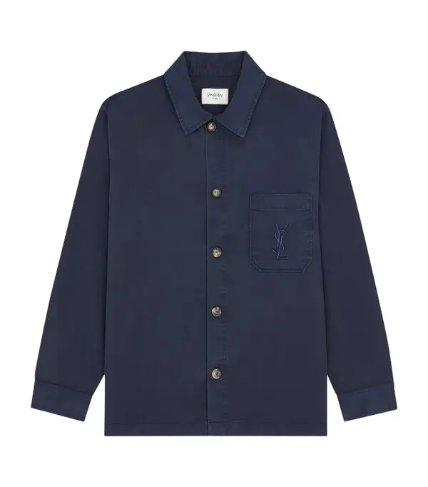Saint Laurent Cotton Cassandre Overshirt