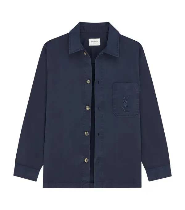 Saint Laurent Cotton Cassandre Overshirt