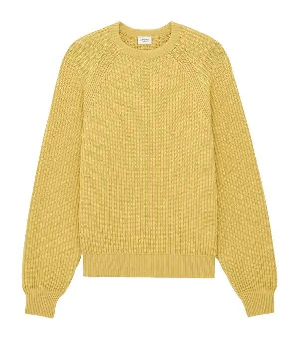 Saint Laurent Virgin Wool Crew-neck Sweater