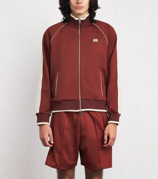 WALES BONNER Motion Track Jacket - Red