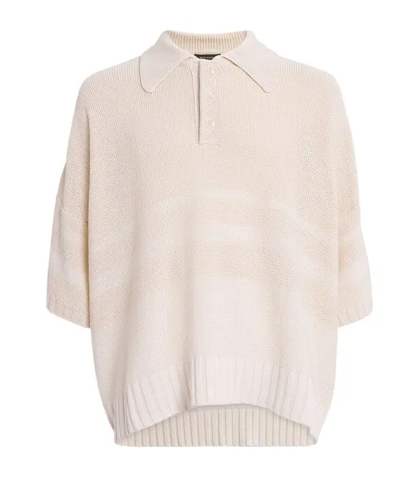 WALES BONNER Short-sleeve Polo Sweater