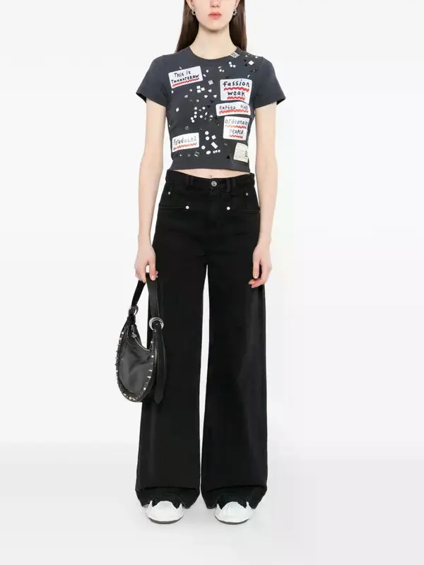 Mihara Yasuhiro Printed Crewneck T-shirt