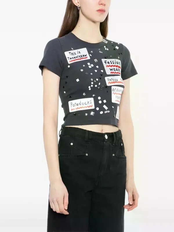 Mihara Yasuhiro Printed Crewneck T-shirt