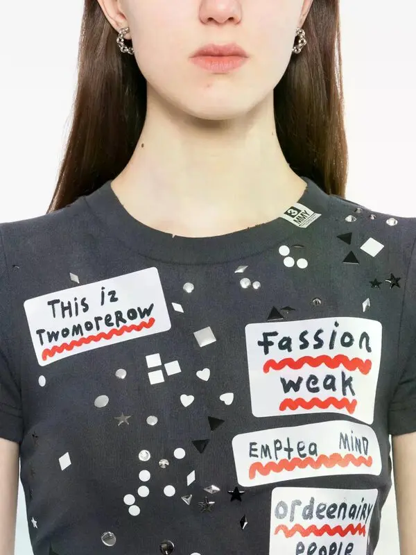 Mihara Yasuhiro Printed Crewneck T-shirt