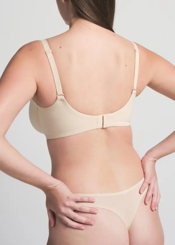 SKIMS Unlined Stretch-jersey Demi Bra - Cream