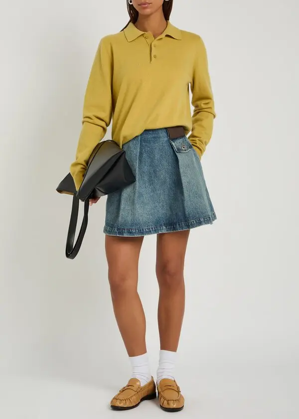 Loewe Pleated Mini Skirt