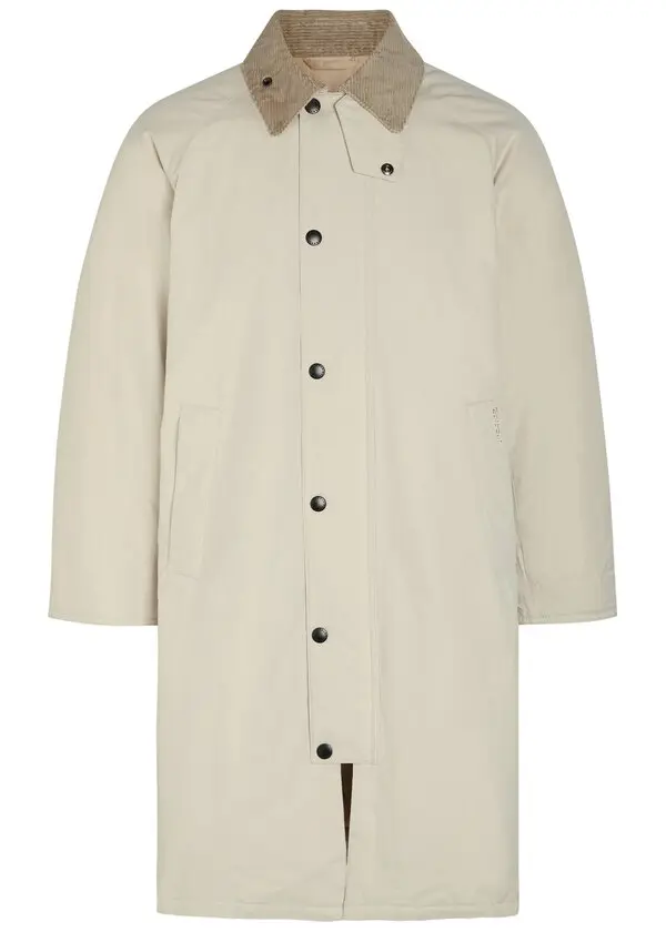 Barbour Exmoor Padded Cotton-blend Jacket - Beige
