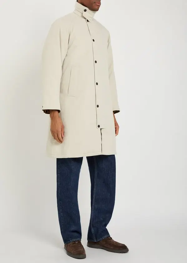 Barbour Exmoor Padded Cotton-blend Jacket - Beige