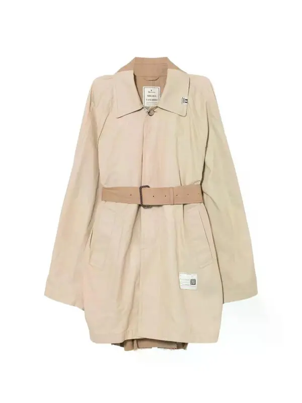 Mihara Yasuhiro Belted Trench Coat