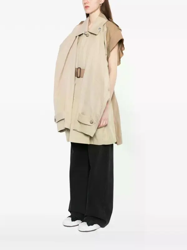 Mihara Yasuhiro Belted Trench Coat