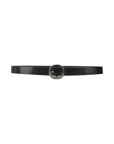 Dsquared2 Leather Belt With Buckle And Logo - Black