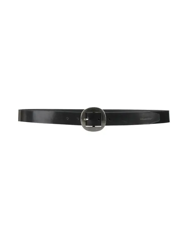 Dsquared2 Leather Belt With Buckle And Logo - Black