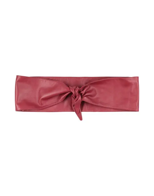 TOD'S Leather Corset Belt - Red