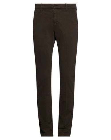 DONDUP Military Cotton Stretch Twill Chino Pants - Brown