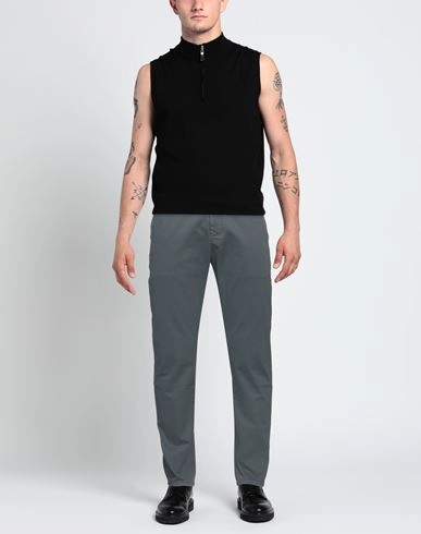 DONDUP Military Cotton Stretch Twill Chino Pants - Grey