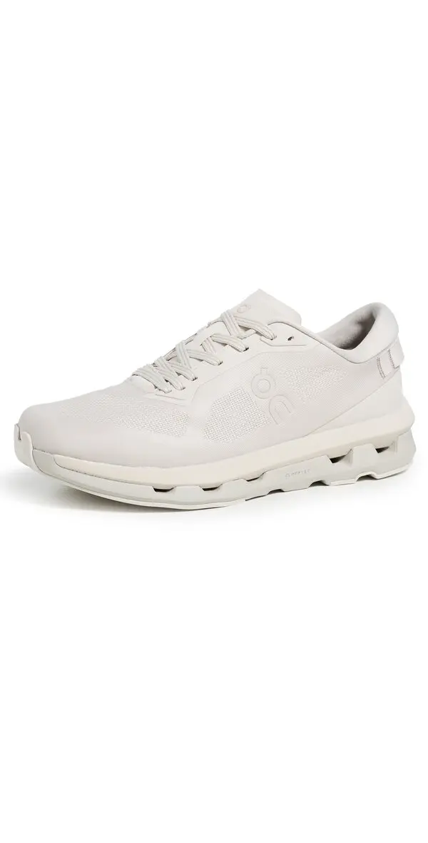 On Cloudze Running Sneakers - Pearl/truffle