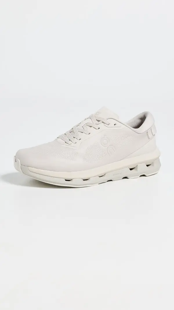 On Cloudze Running Sneakers - Pearl/truffle
