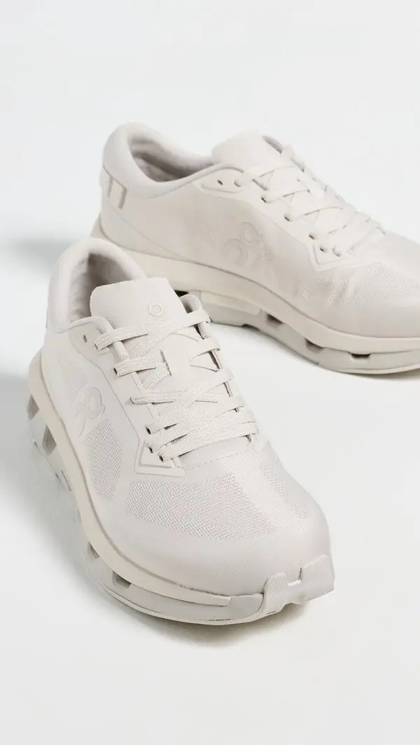 On Cloudze Running Sneakers - Pearl/truffle