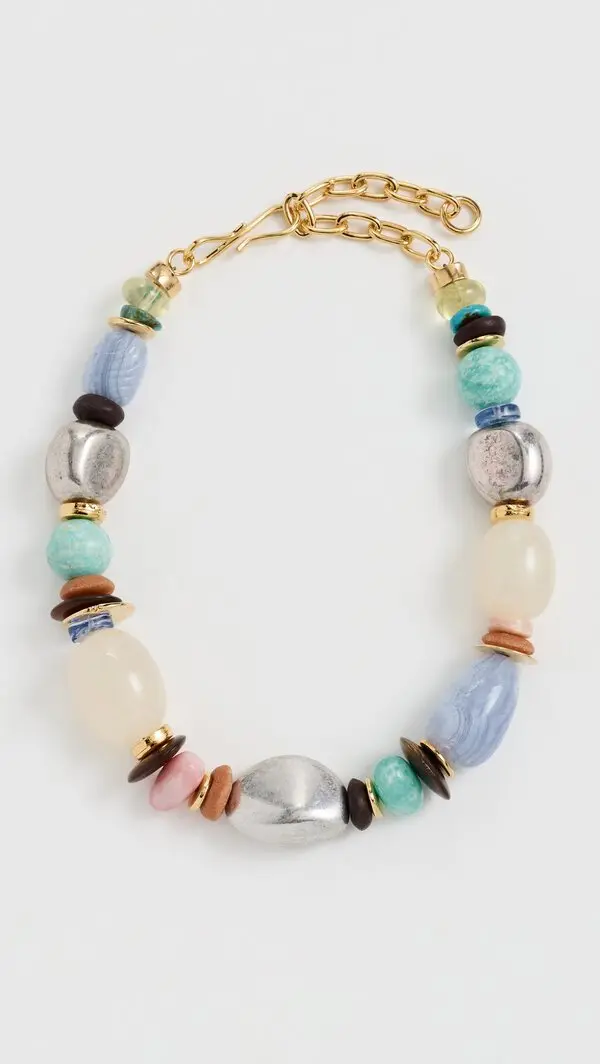 LIZZIE FORTUNATO Monument Collar Necklace