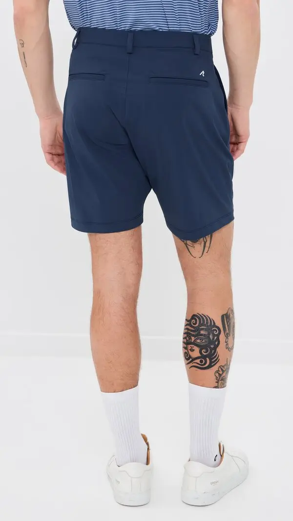 REDVANLY Hanover Pull-on Shorts - Navy
