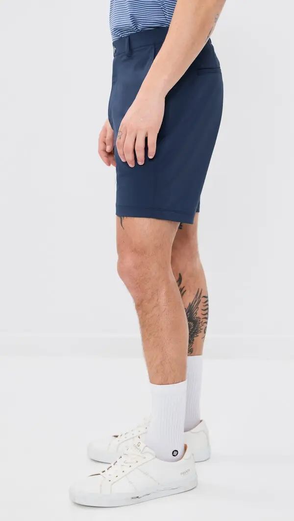 REDVANLY Hanover Pull-on Shorts - Navy