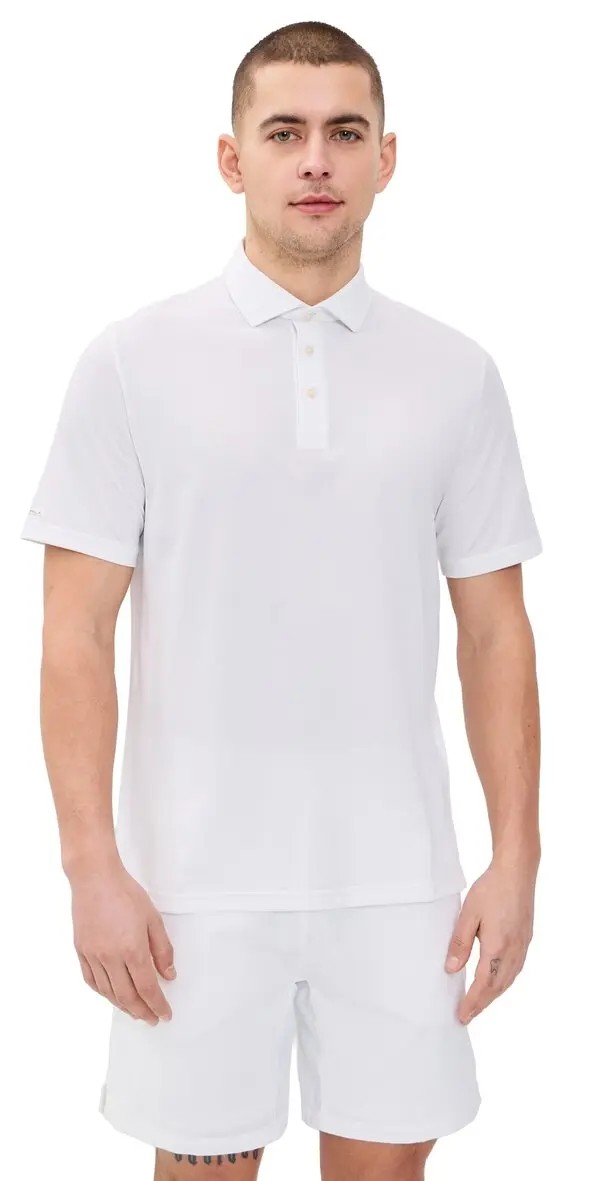 Rlx Ralph Lauren Solid Tour Pique Polo