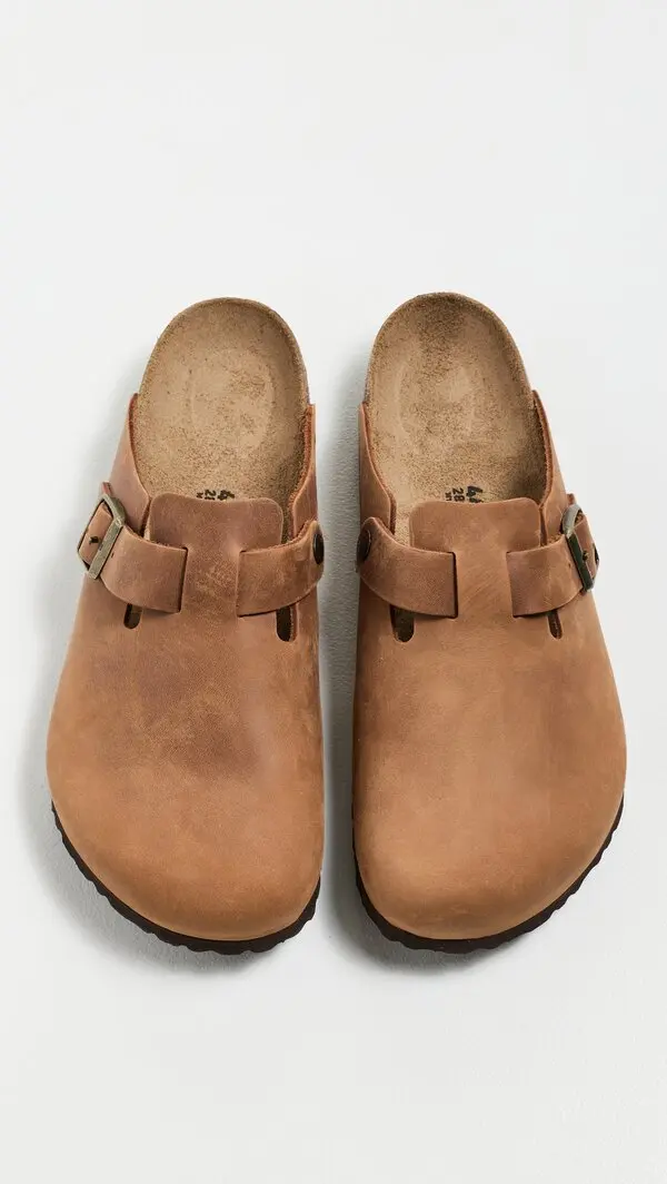 BIRKENSTOCK Boston Sandals - Cognac