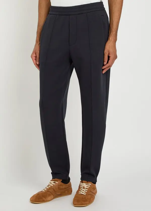 Emporio Armani Tapered-leg Jersey Sweatpants