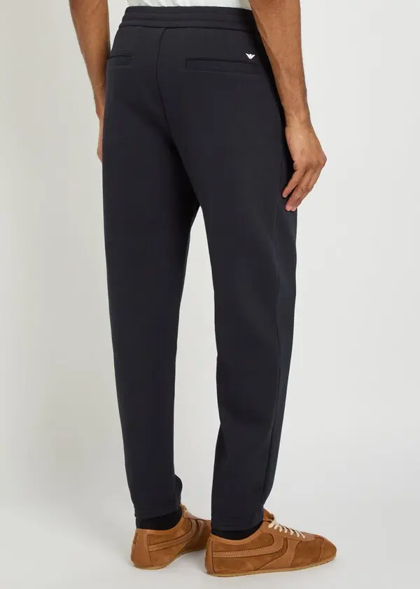 Emporio Armani Tapered-leg Jersey Sweatpants