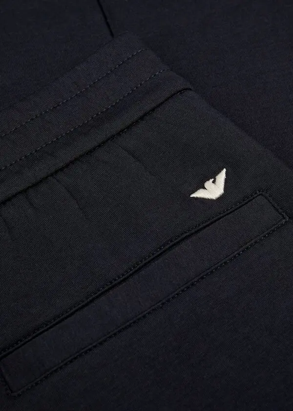 Emporio Armani Tapered-leg Jersey Sweatpants