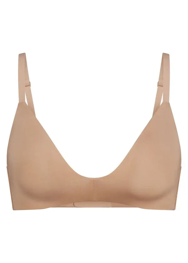 SKIMS Wireless Stretch-jersey T-shirt Bra - Beige