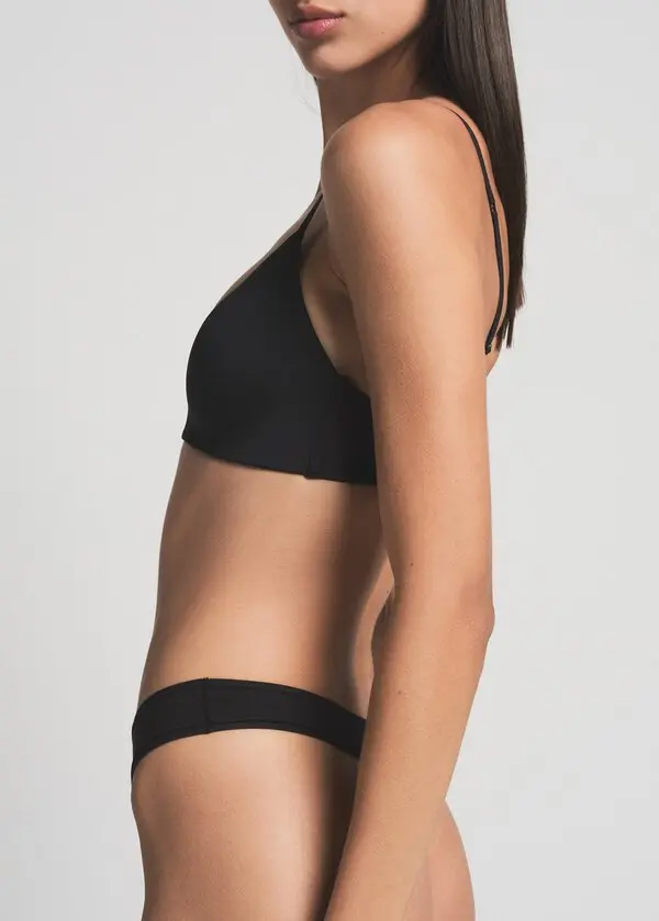 SKIMS Wireless Stretch-jersey T-shirt Bra - Black