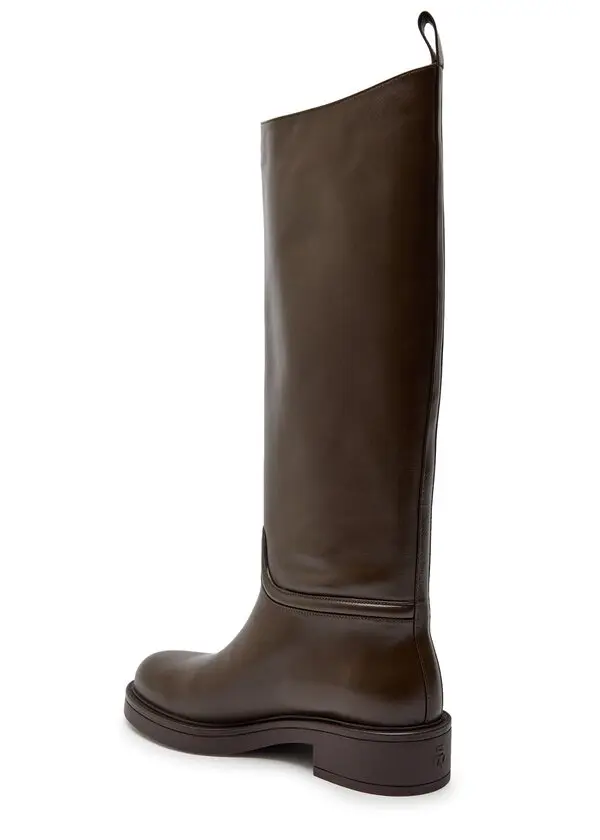 STUART WEITZMAN Celia Leather Knee-high Boots