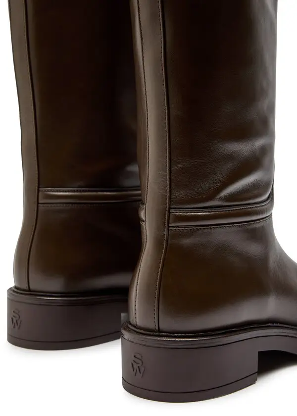 STUART WEITZMAN Celia Leather Knee-high Boots