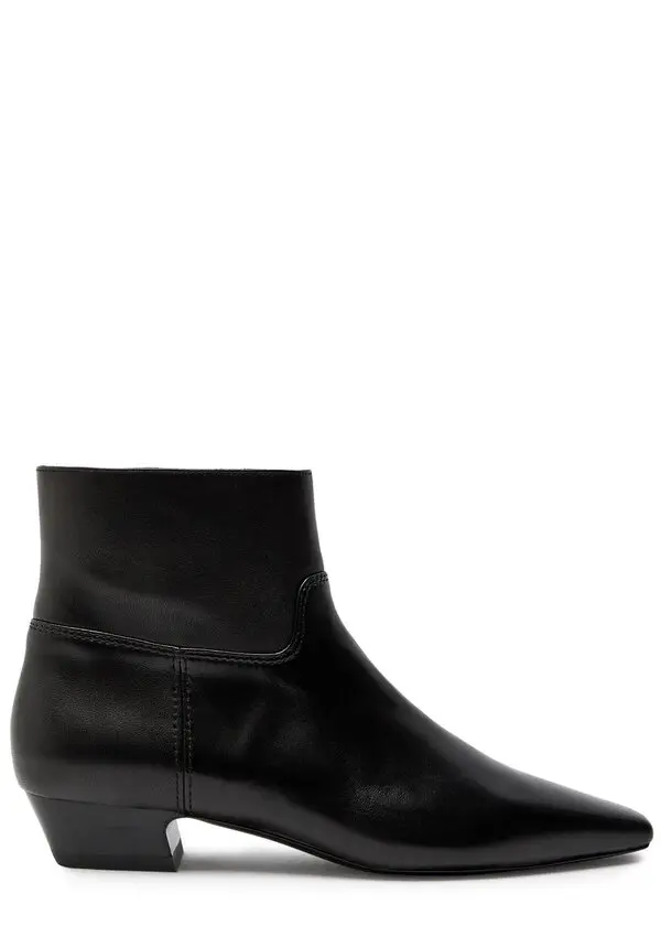 STUART WEITZMAN Stassi 20 Leather Ankle Boots