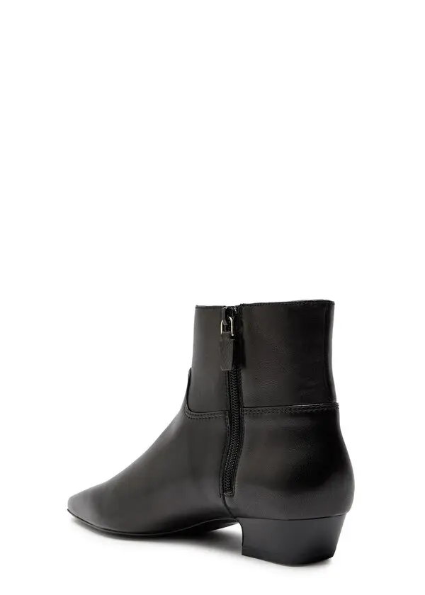 STUART WEITZMAN Stassi 20 Leather Ankle Boots