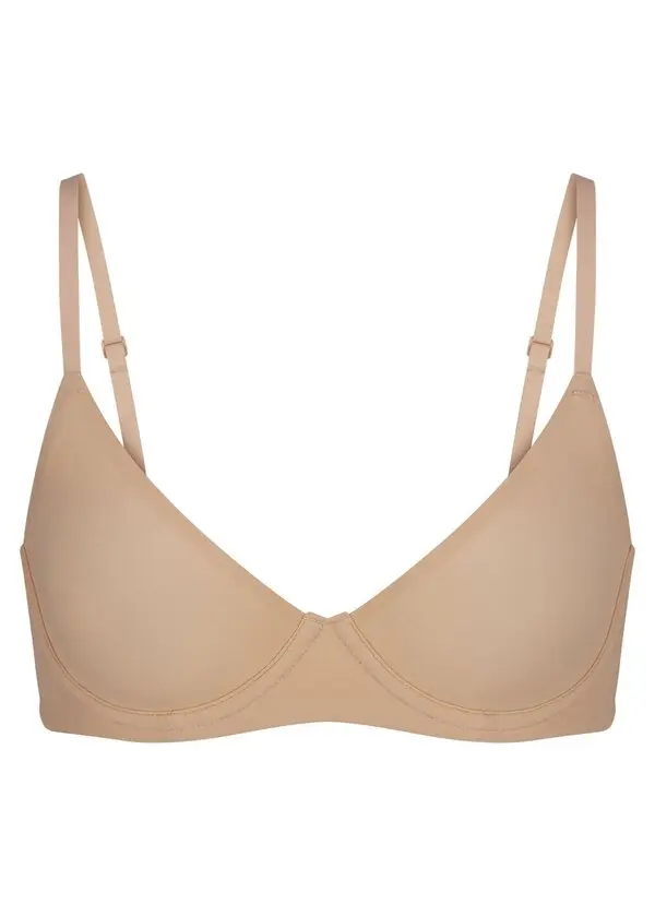 SKIMS Unlined Stretch-jersey Demi Bra - Beige