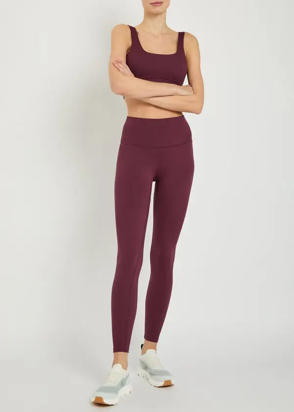 Varley Freesoft Stretch-jersey Leggings - Burgundy