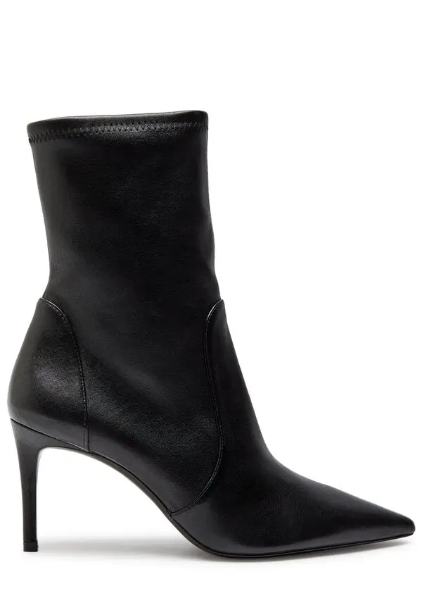 STUART WEITZMAN Power 75 Leather Mid-calf Boots