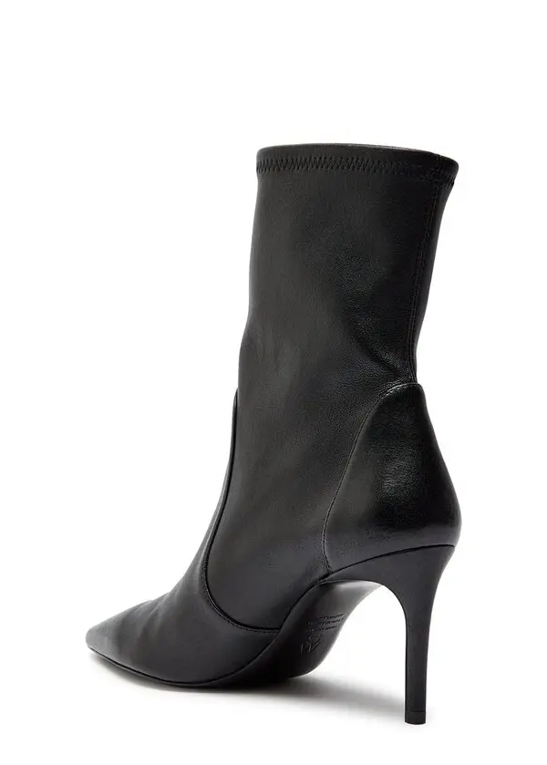 STUART WEITZMAN Power 75 Leather Mid-calf Boots