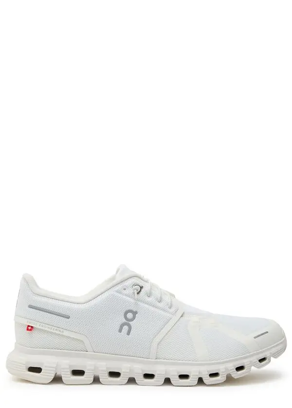 On Cloud Panelled Mesh Sneakers - White