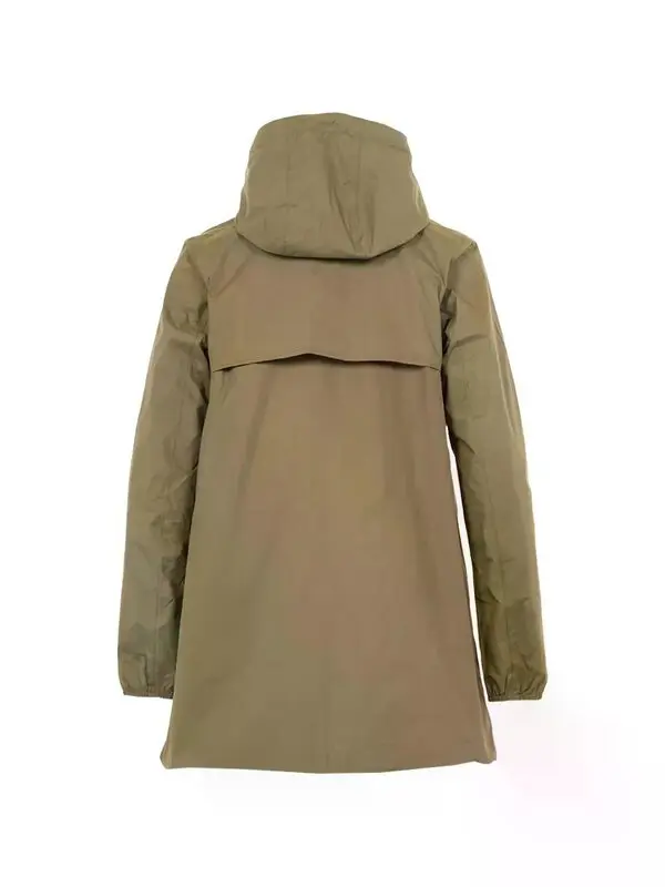 K-WAY Zip-up Hooded Coat - Green