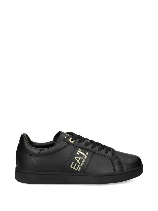 EA7 Classic Leather Sneakers - Black