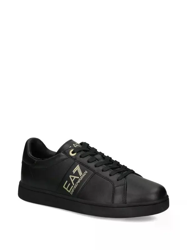 EA7 Classic Leather Sneakers - Black