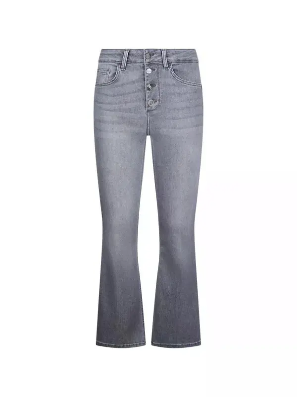 Liu Jo High-rise Five-pocket Bootcut Jeans - Grey
