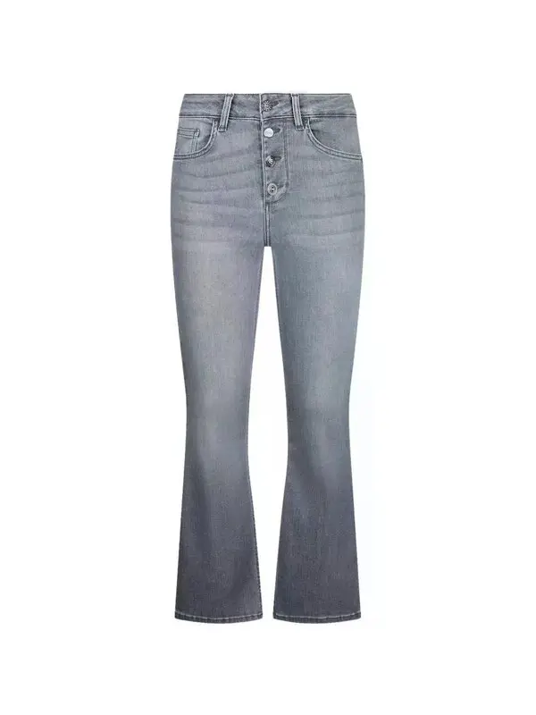 Liu Jo High-rise Five-pocket Bootcut Jeans - Grey