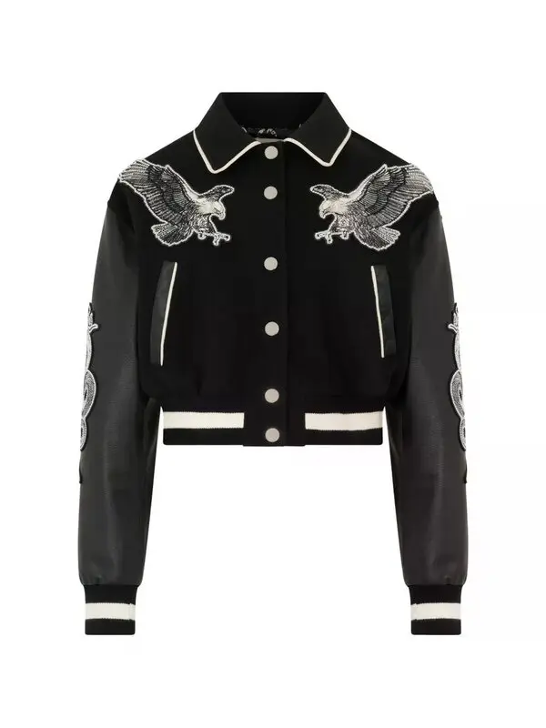 Philipp Plein Varsity Tattoo Strass Jacket